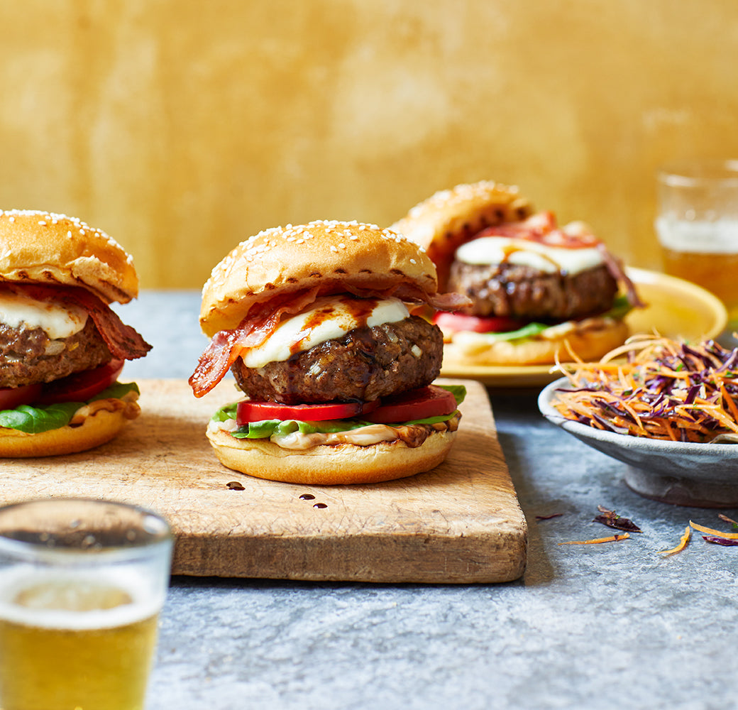 Italian Balsamic Burger with Mozzarella cheese – Mazzetti l'Originale ...